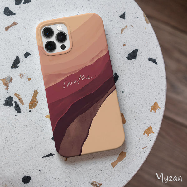 AC035 - Breathe - Aesthetic Mobile Case – Myzan