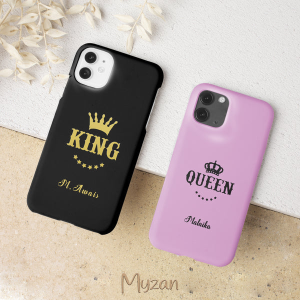 CC005 - King & Queen - Couple Mobile Case – Myzan