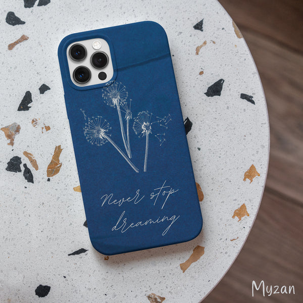 AC064 - Never Stop Dreaming - Floral Mobile Case – Myzan