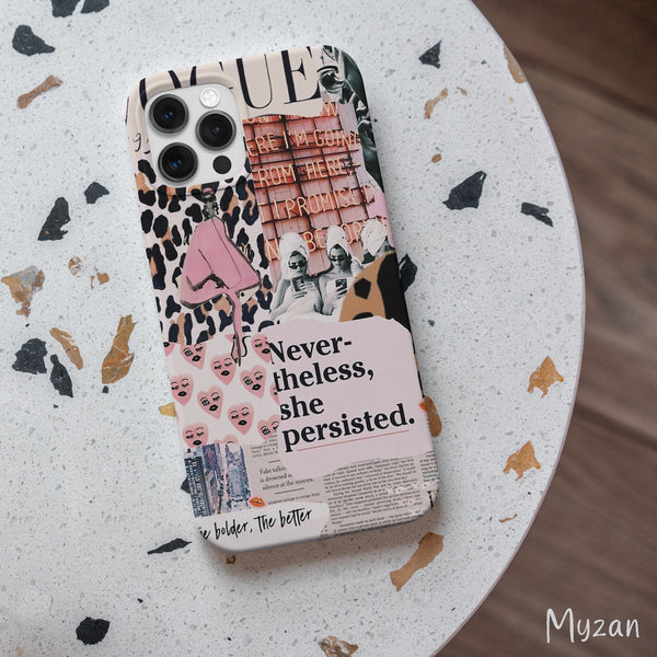 AC328 - Vogue Collage - Aesthetic Mobile Case – Myzan
