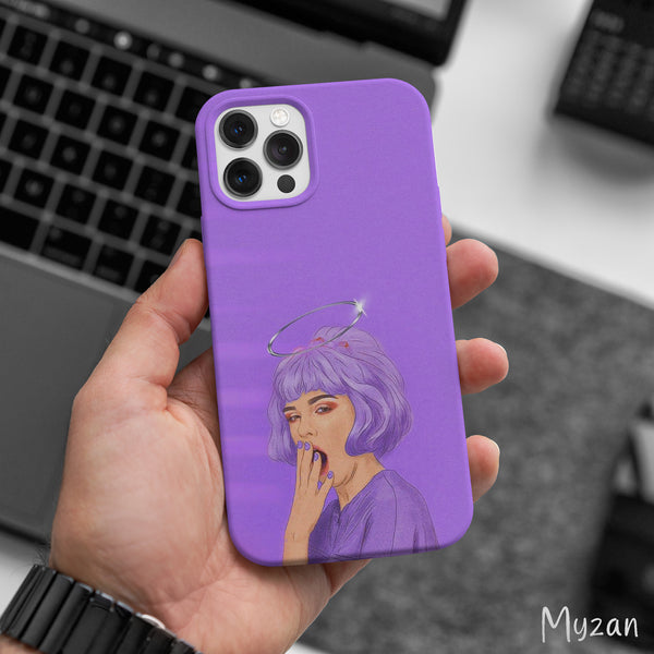AC408 - Anime Girl - Aesthetic Girl Mobile Case – Myzan