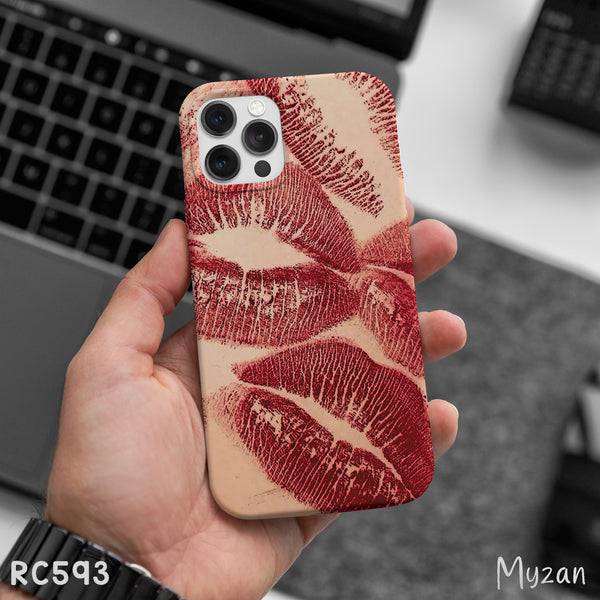 RC593 - Red Lips - Aesthetic Mobile Case – Myzan
