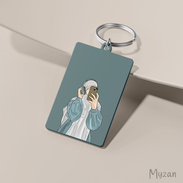 RK010 - Hijab Girl Keychain – Myzan